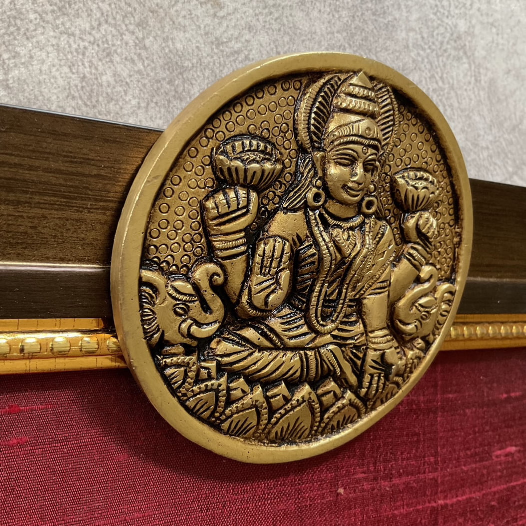 Ashtalakshmi Brass Wall Hanging | Indian Wall Decor | Crafts N Chisel