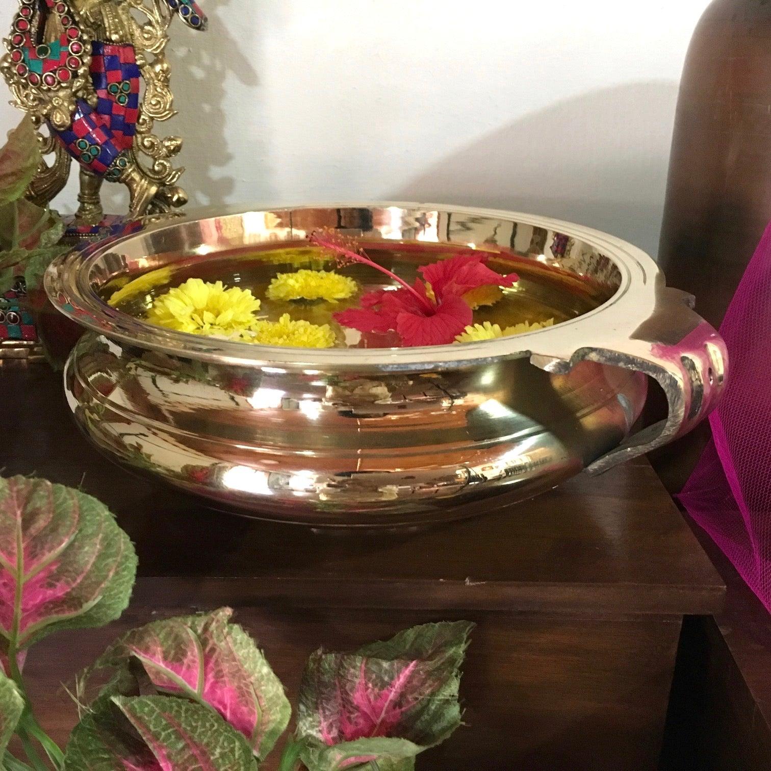 Brass Urli Bowl Online, Indian Handicraft Home Decor | Crafts N Chisel