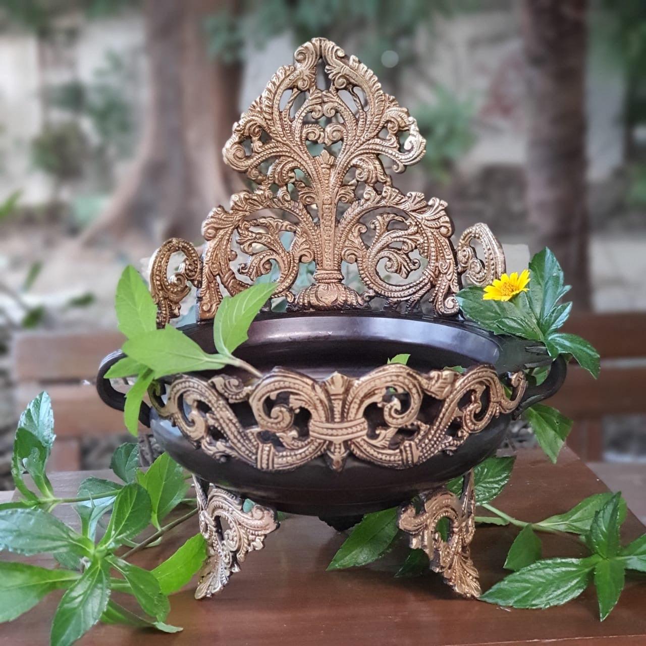 Brass Urli Bowl | Indian Handicraft Home Decor | Crafts N Chisel