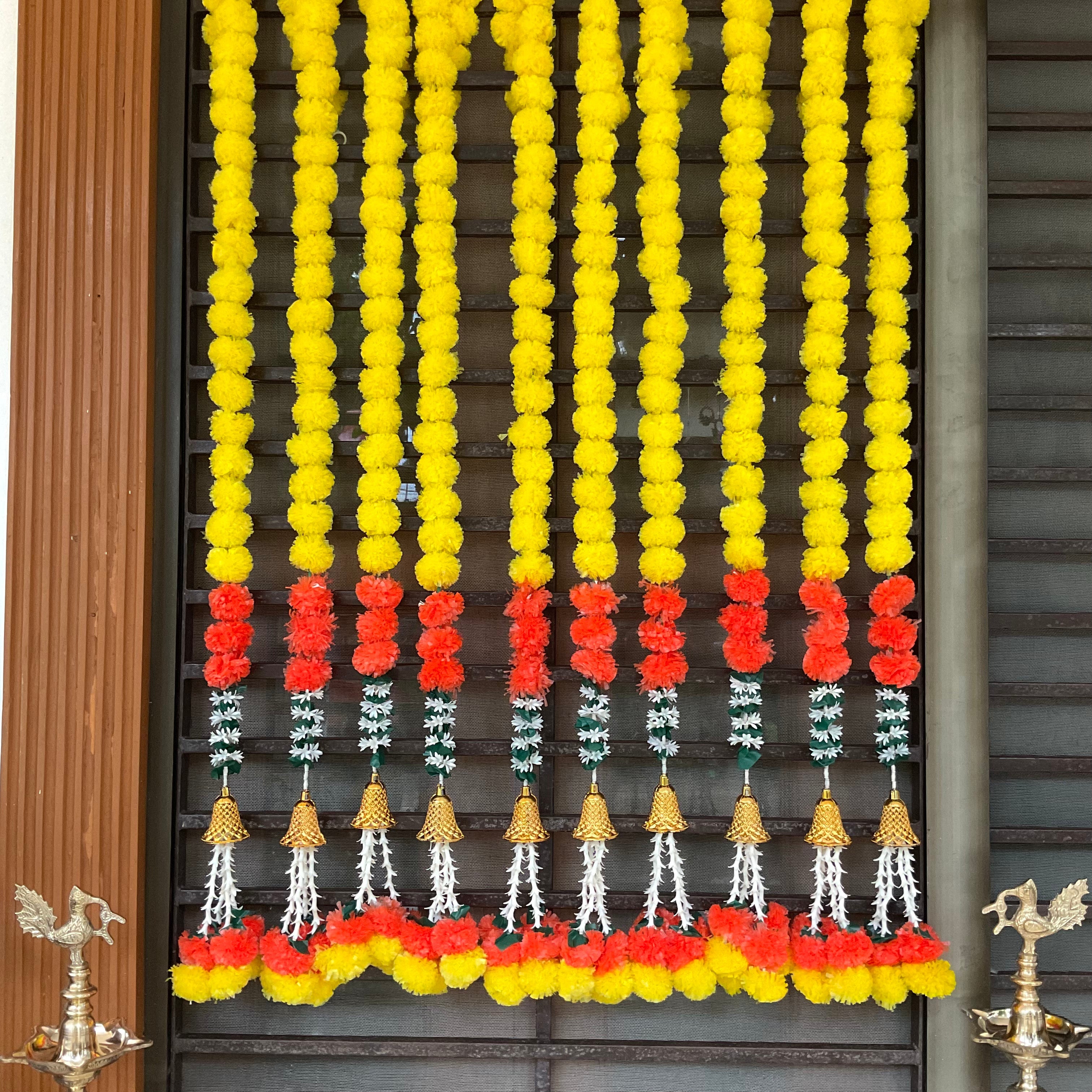 Diwali Decorations | Flower Garlands Festive Decor | Crafts N Chisel