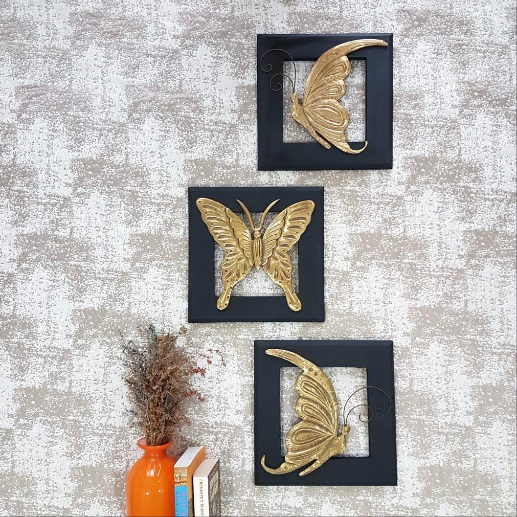 Butterfly Wall Hanging (Set of 3) | Wall Decor | Crafts N Chisel