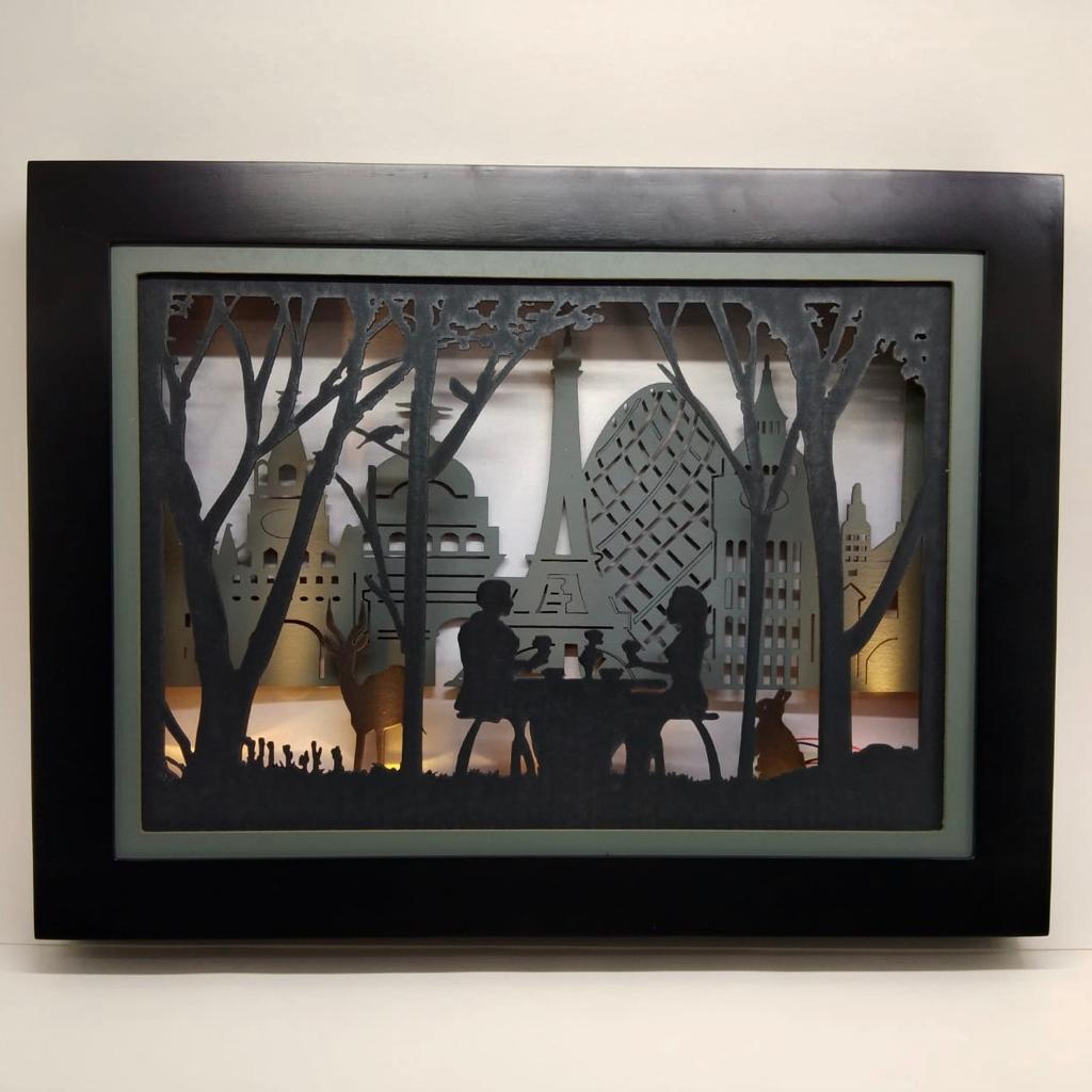 Multilayer Wooden Decorative Frame | Wall Decor | Crafts N Chisel