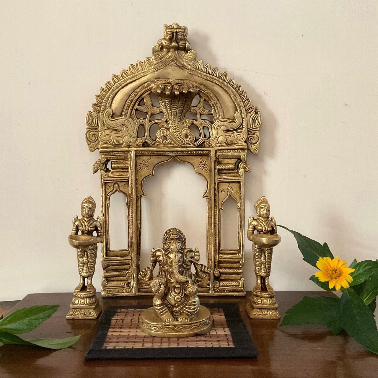 Lord Ganesha Brass Idols Statues | Indian Home Decor | Crafts N Chisel ...