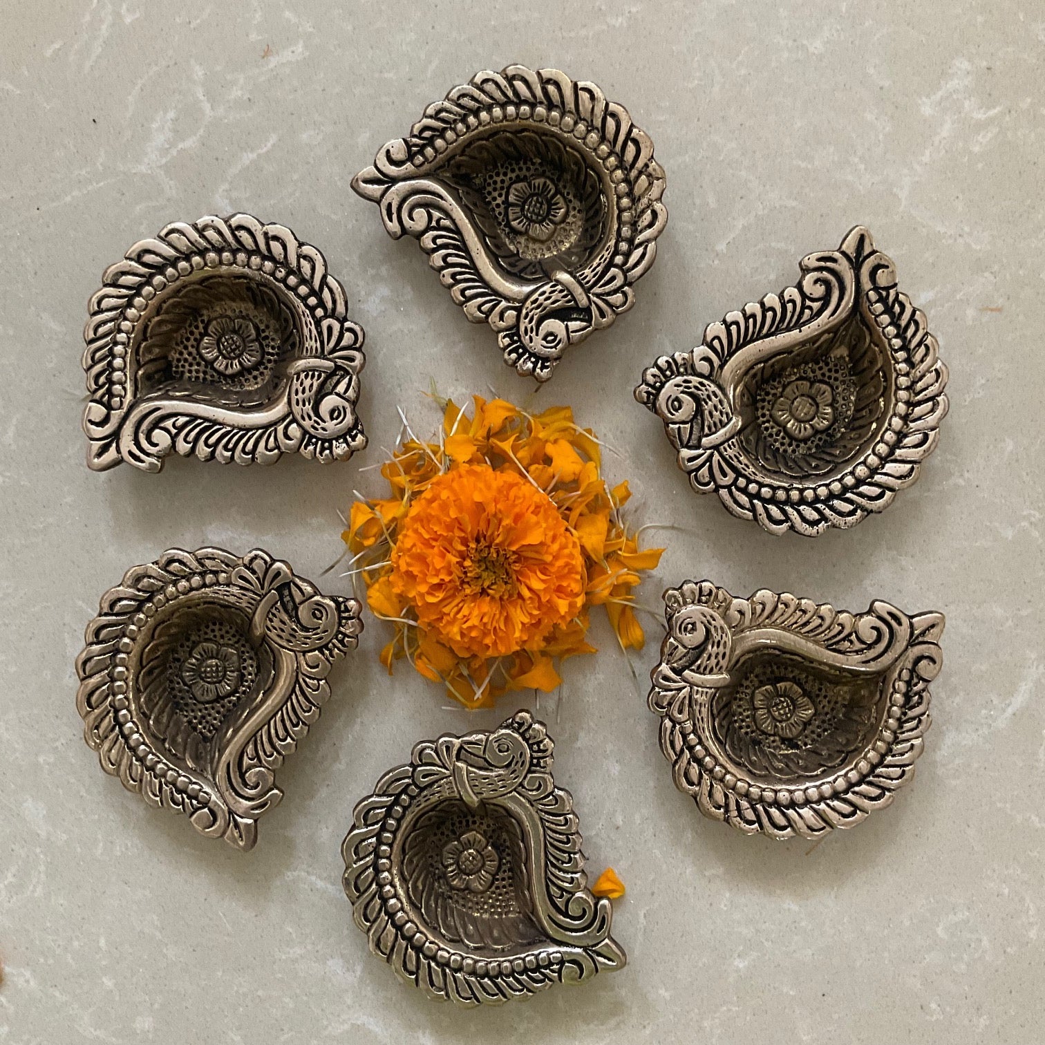 Small Brass Diya Lamp | Indian Festive Home Decor | Crafts N Chisel